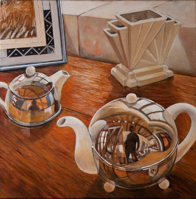 Art Deco Objects 1 (self-portrait) - By - Sandpiper Art Gallery